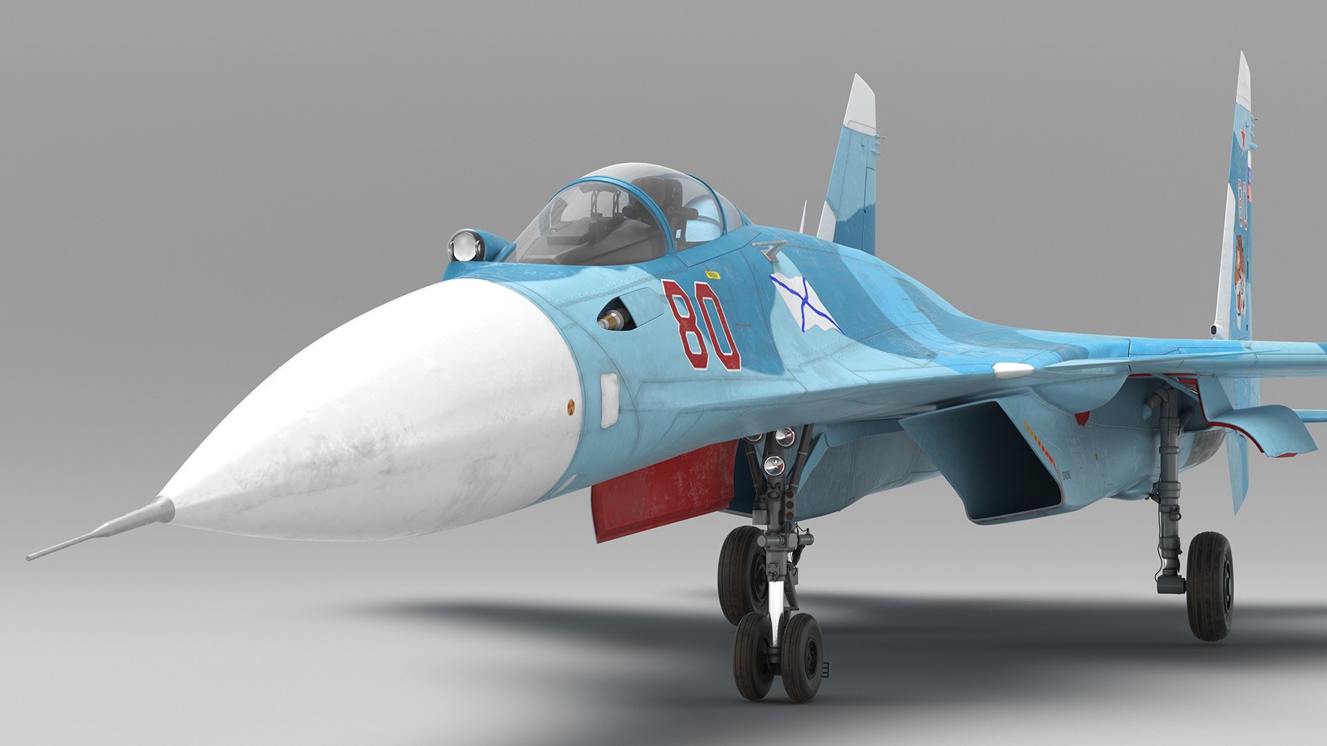 3D Model Sukhoi SU-33 Russian Navy Multirole Fighter - TurboSquid 2003390