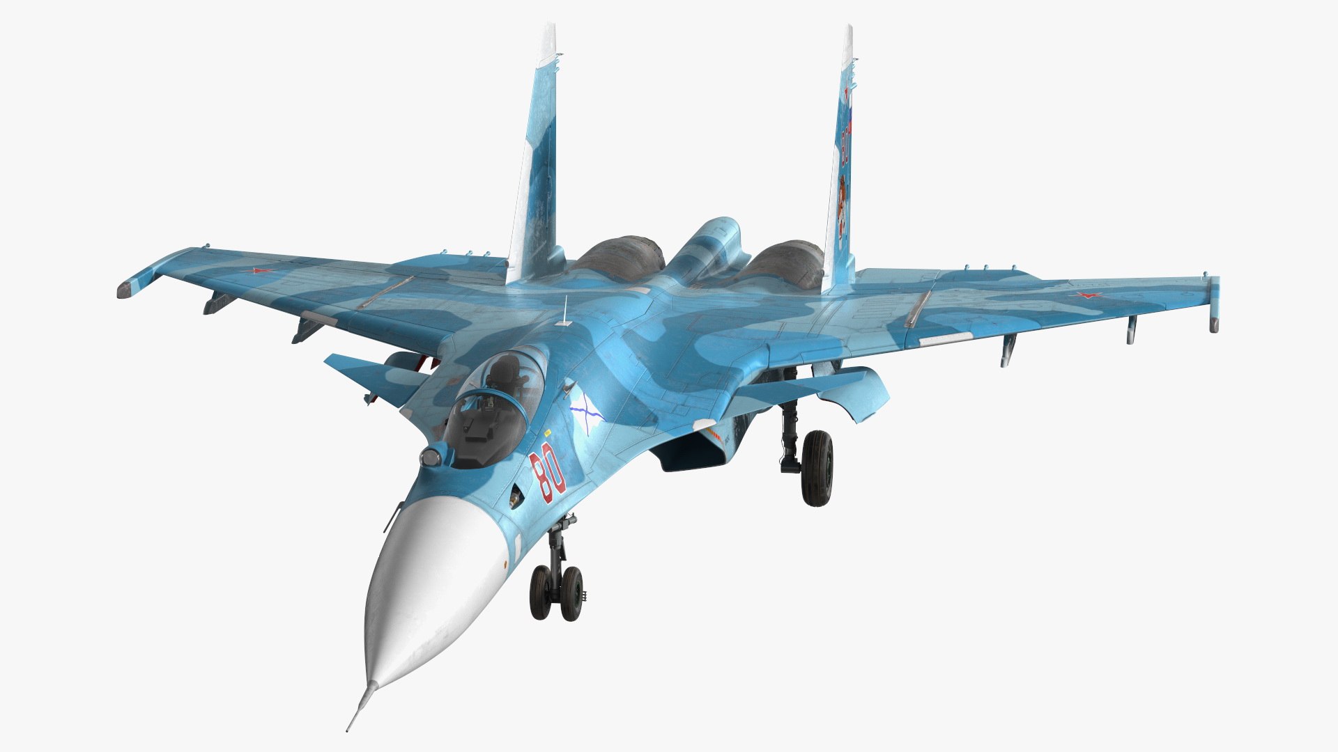 3D model Sukhoi SU-33 Russian Navy Multirole Fighter - TurboSquid 2003390
