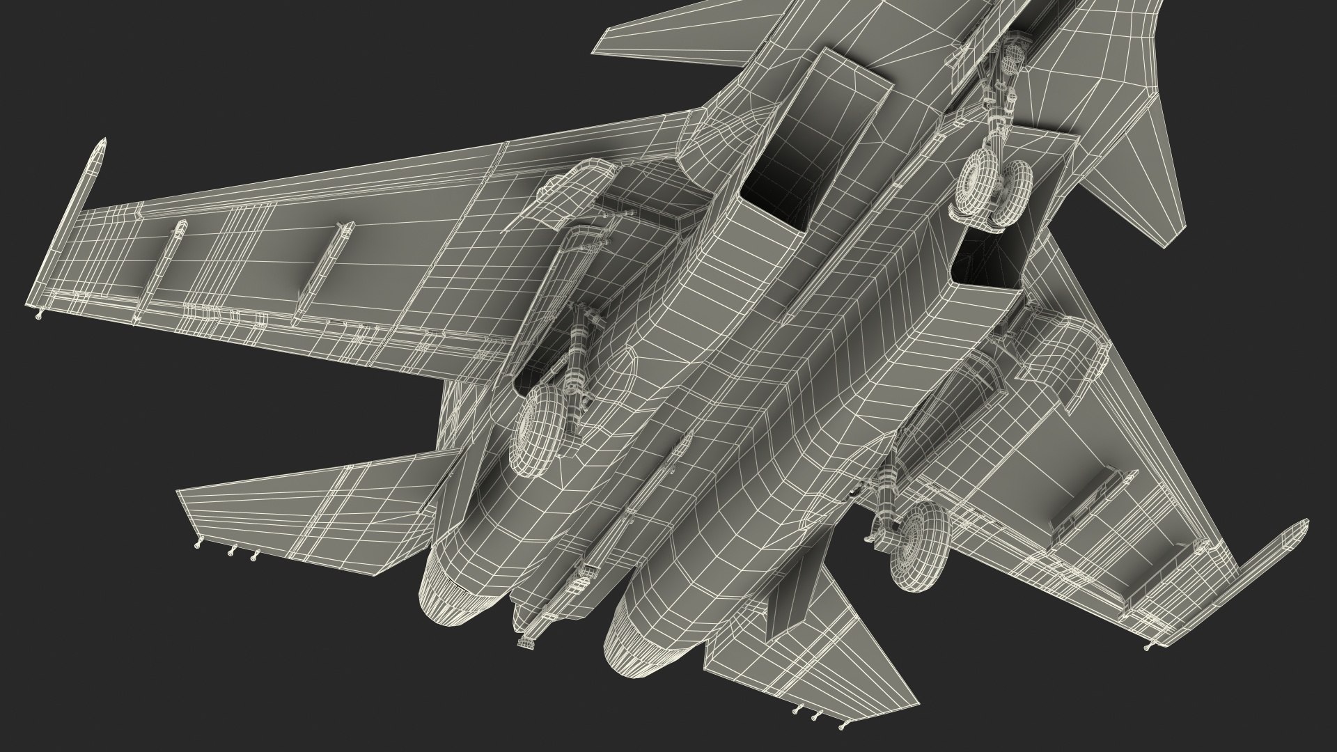3D model Sukhoi SU-33 Russian Navy Multirole Fighter - TurboSquid 2003390
