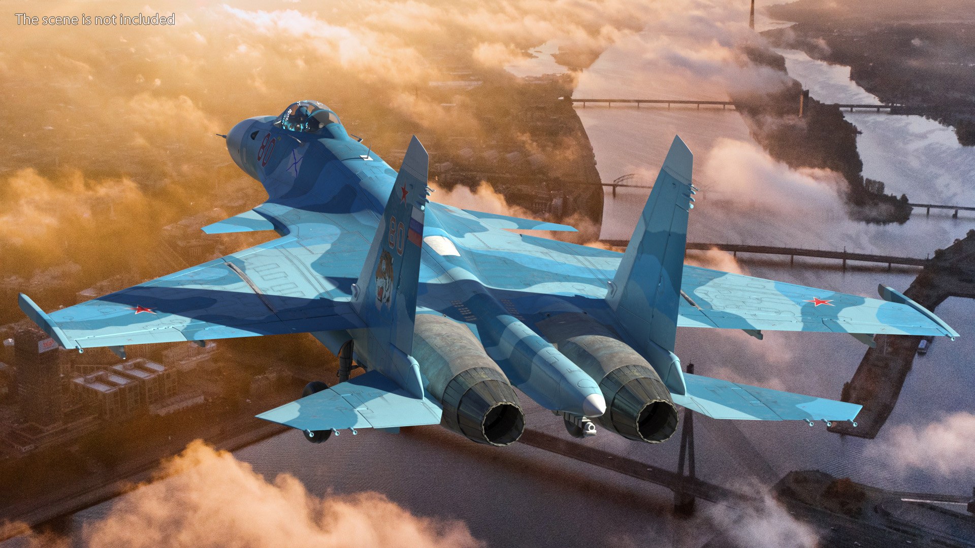 3D Model Sukhoi SU-33 Russian Navy Multirole Fighter - TurboSquid 2003390