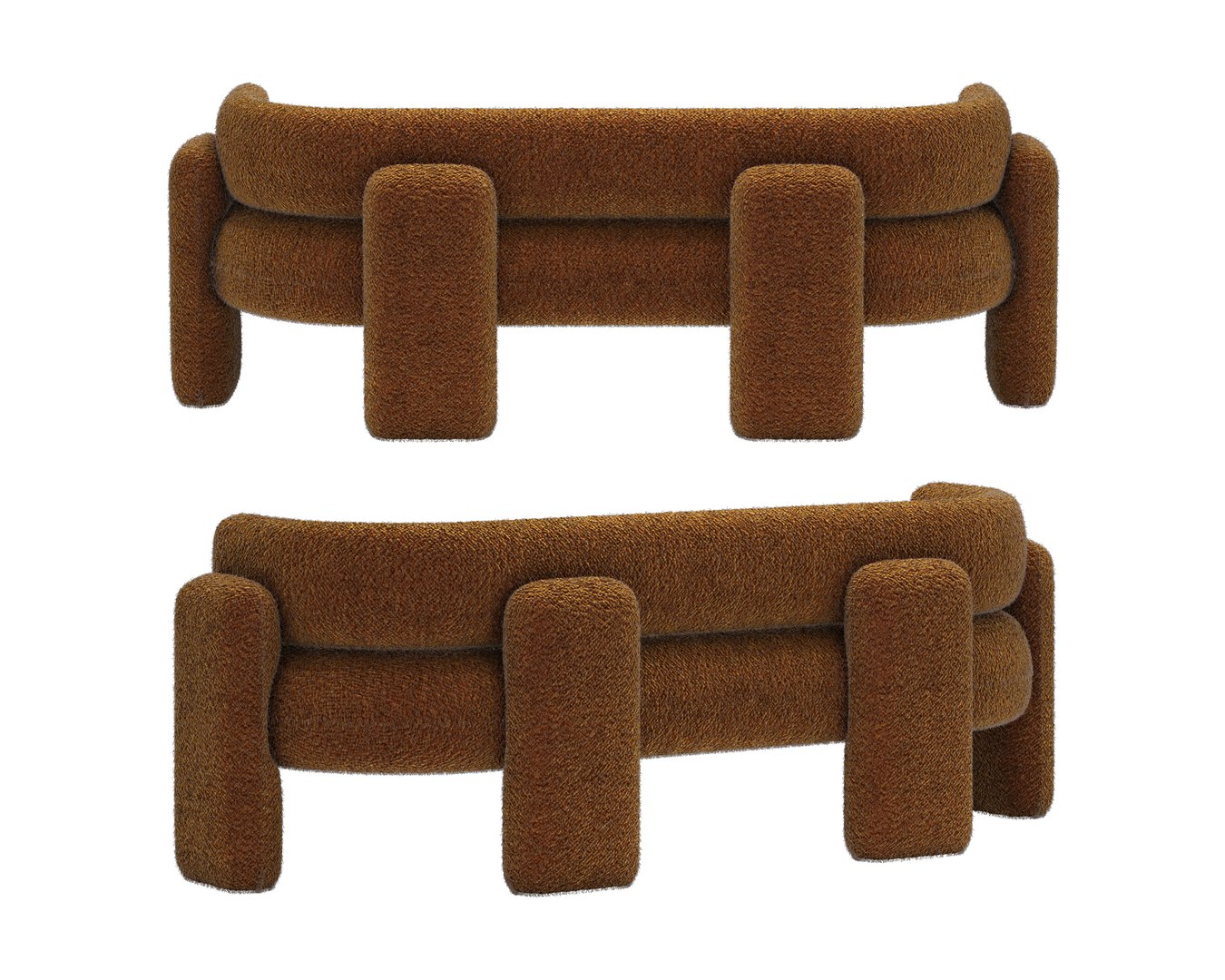 3D Royal Stranger Embrace Sofa - TurboSquid 2333805