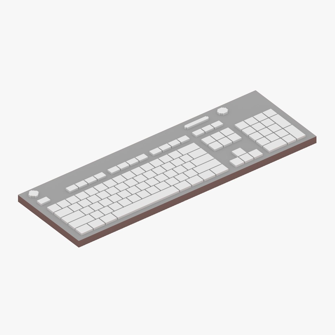 Keyboard 3D model - TurboSquid 1867061
