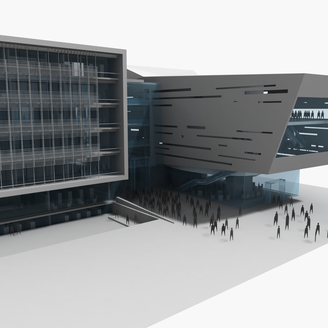 Concert Art Theater 3d Model