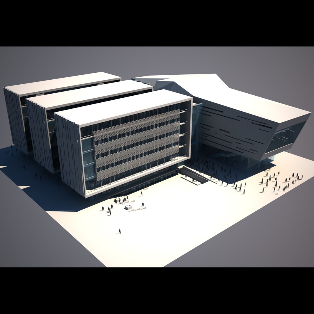 Concert Art Theater 3d Model
