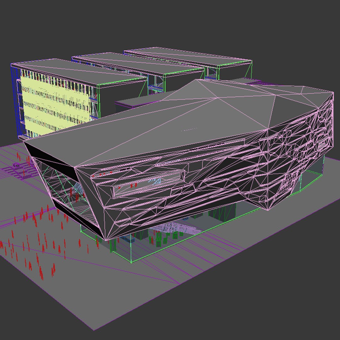 Concert Art Theater 3d Model