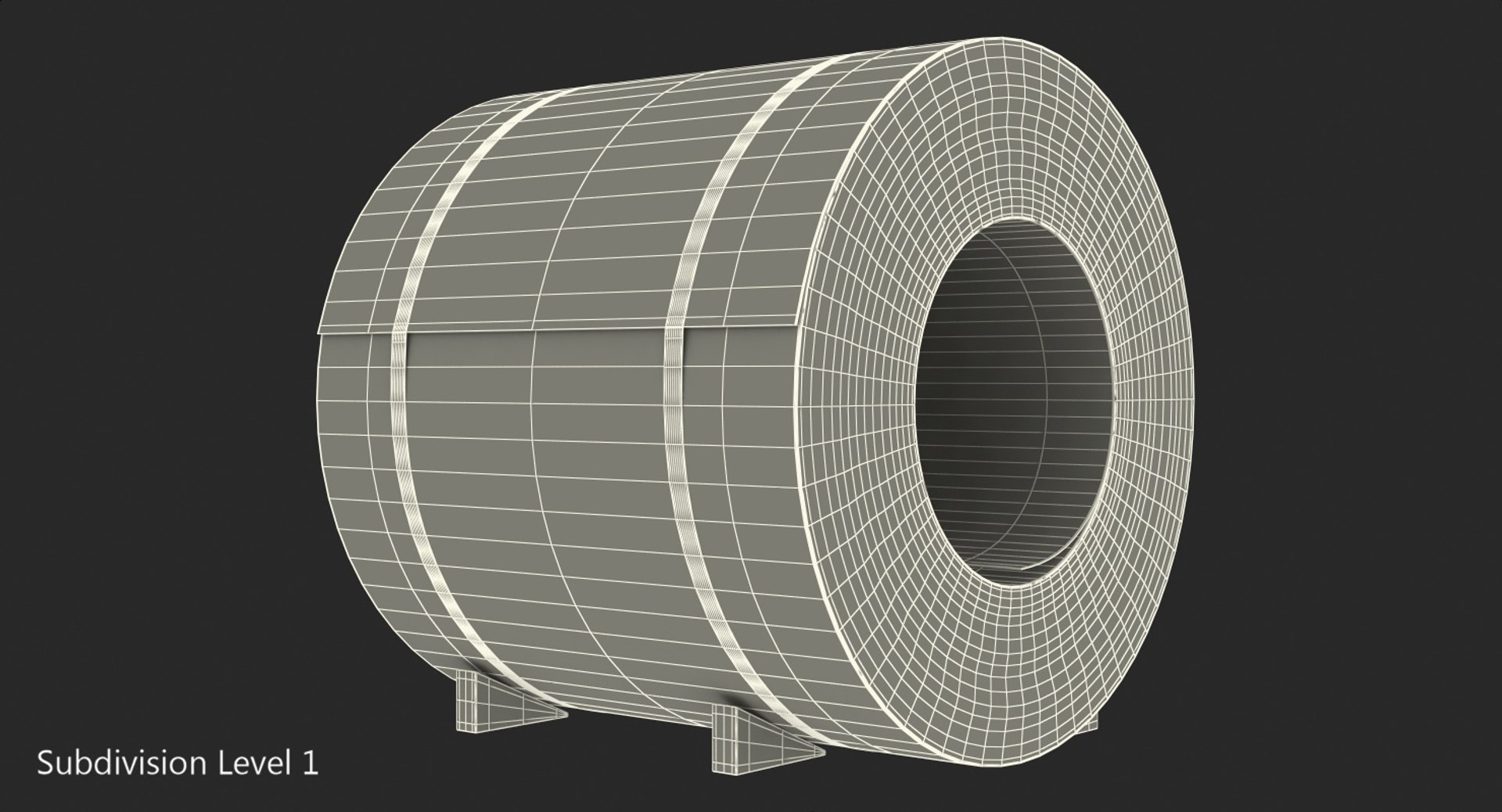 Hot Rolled Steel Coil 3D Model - TurboSquid 1330081