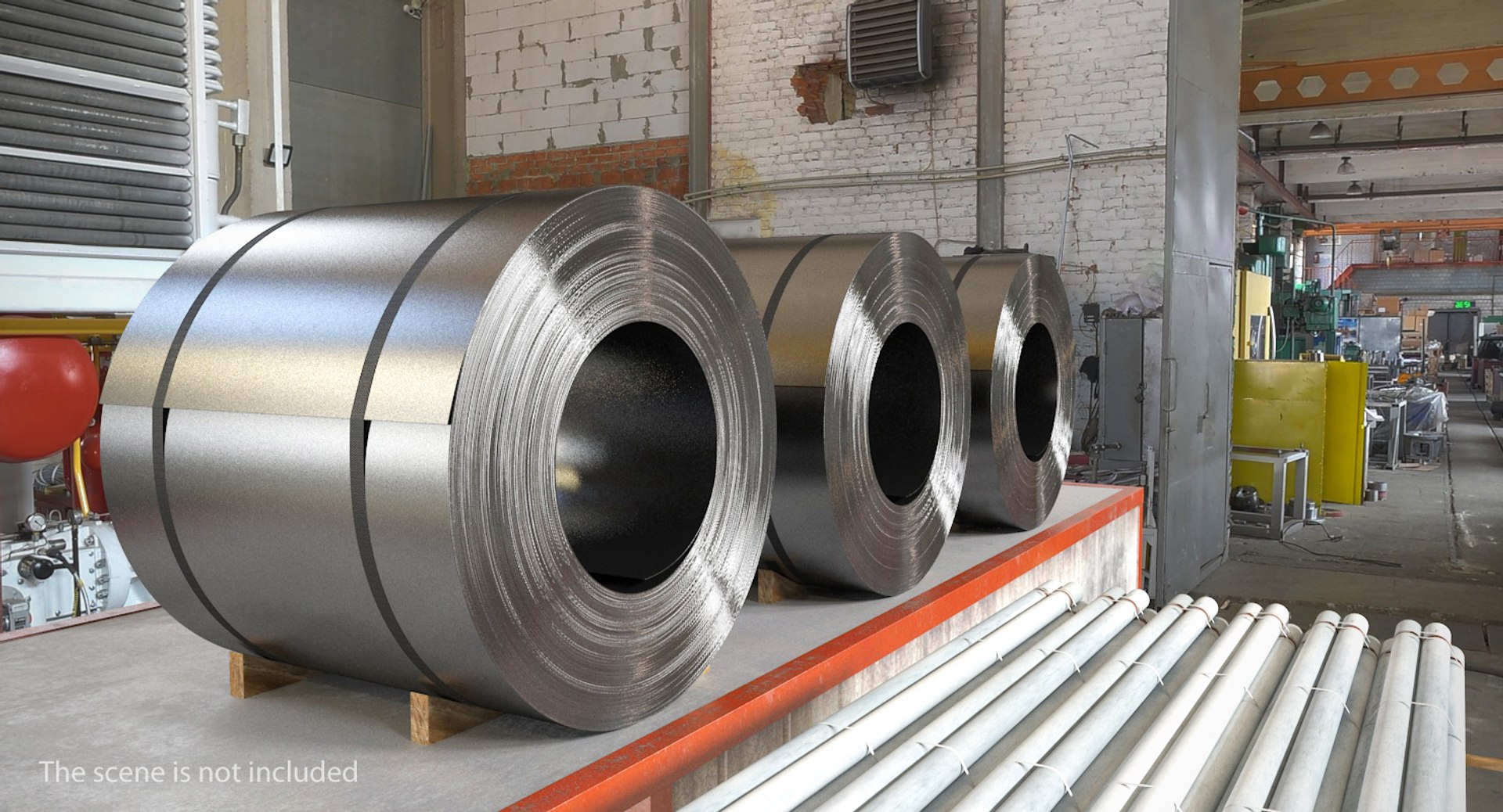 Hot Rolled Steel Coil 3D Model - TurboSquid 1330081