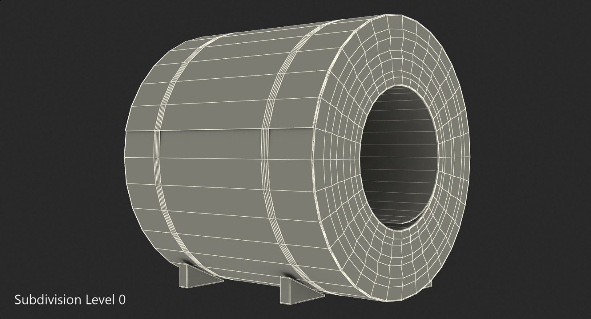 Hot Rolled Steel Coil 3D Model - TurboSquid 1330081
