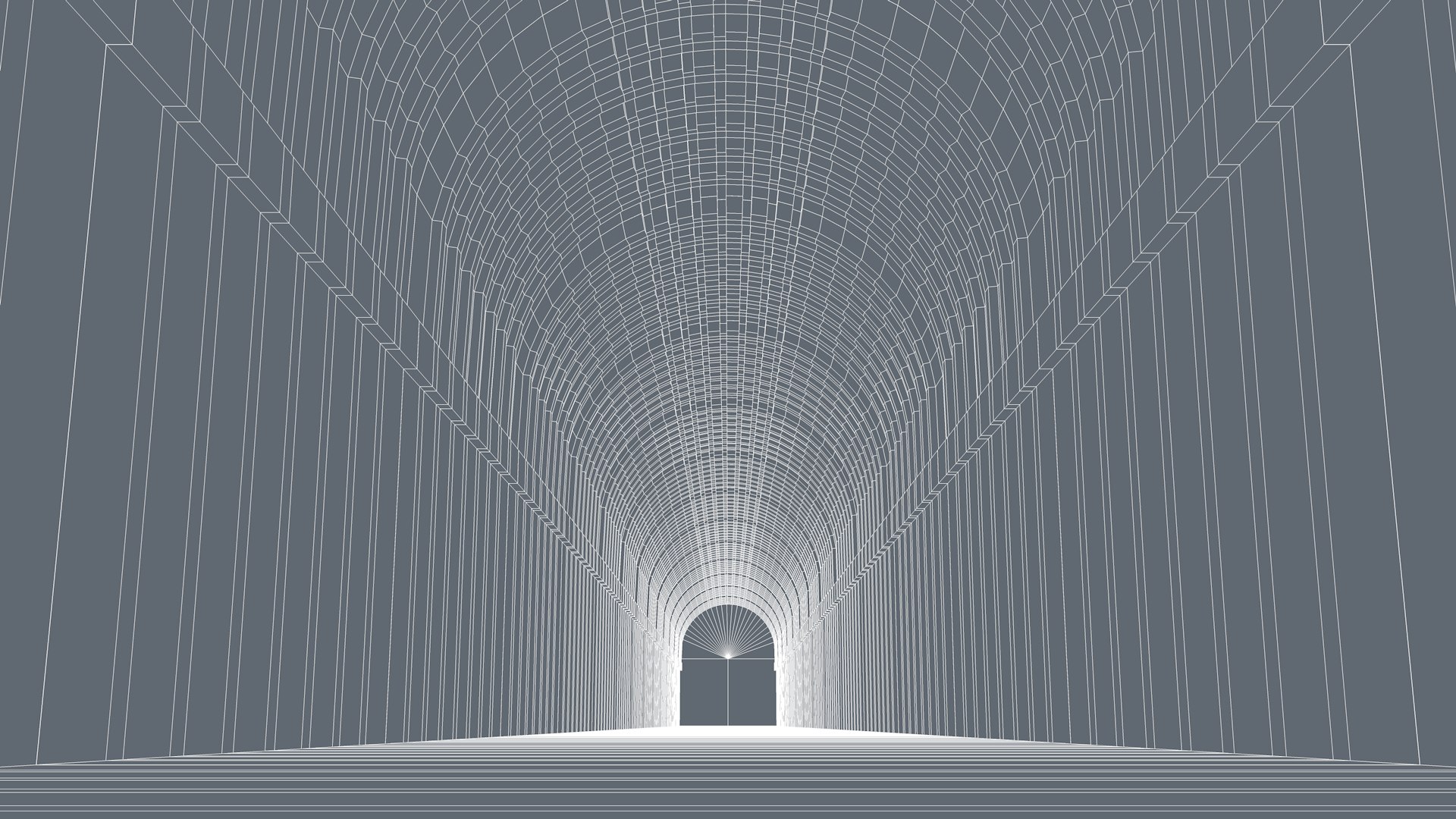 Sci Fi Tunnel 3D - TurboSquid 2145100