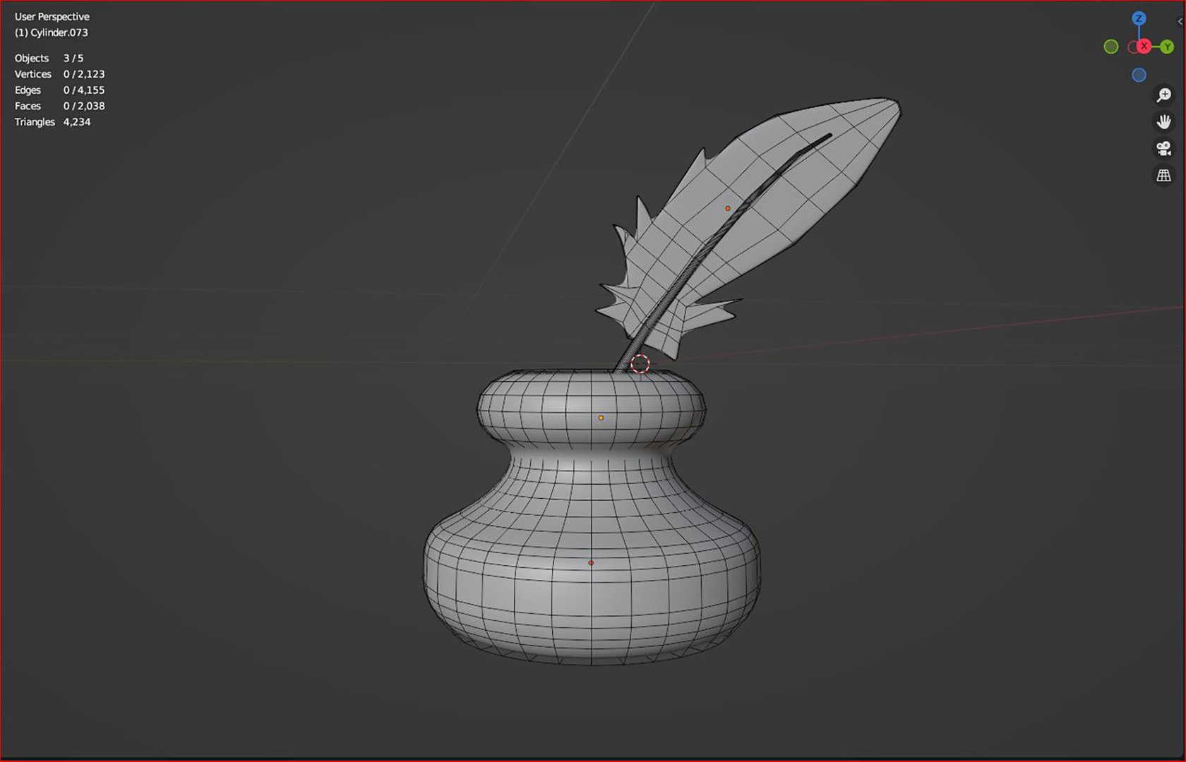 3d Ink Bottle 3D - TurboSquid 2013984