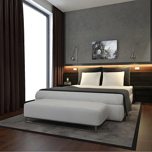 Hotel Room OBJ Models for Download | TurboSquid