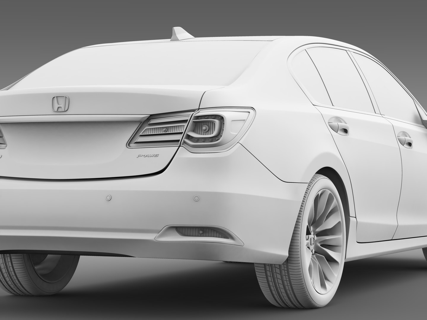 Honda Legend 2015 3d 3ds