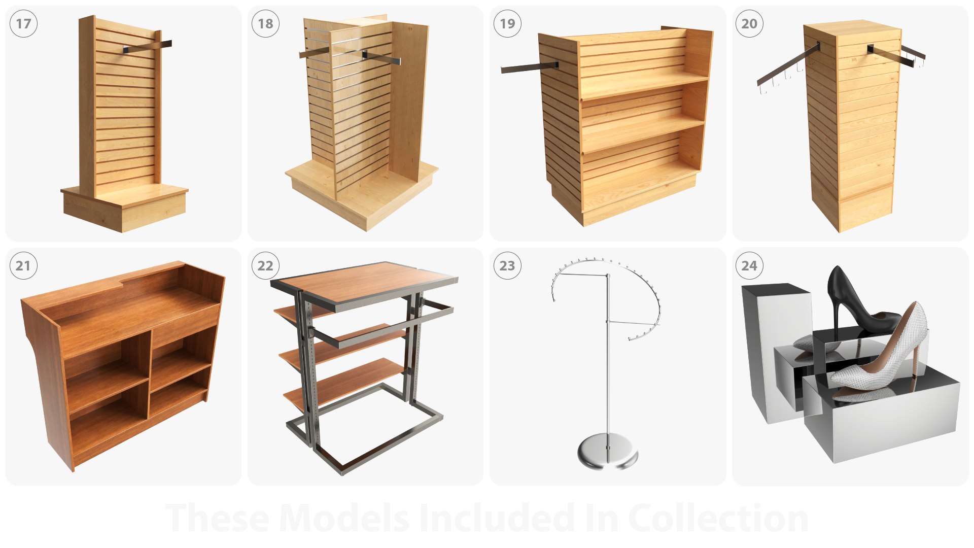 3D Clothing Store Items Model - TurboSquid 2231770