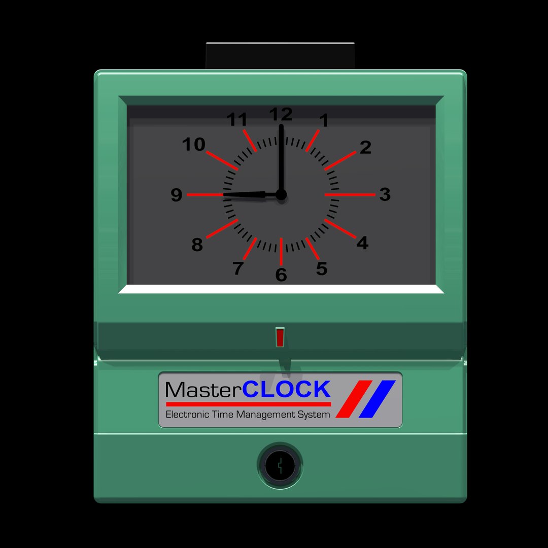 3d Model Time Punch Clock