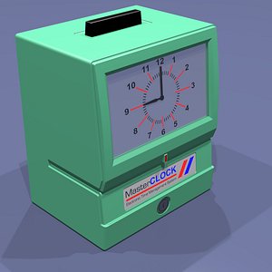 Time Clock 3D Models for Download | TurboSquid