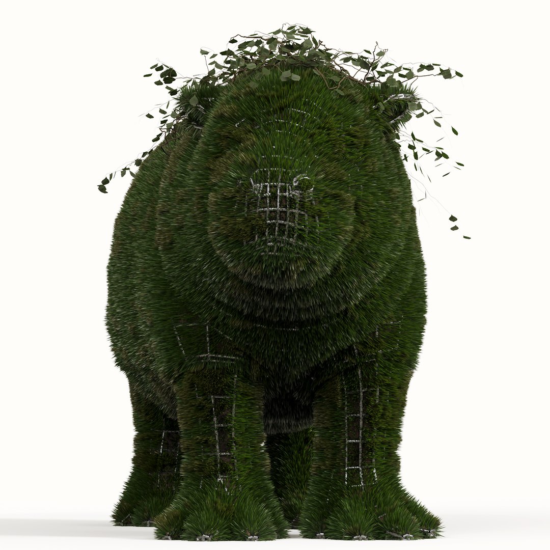 Grass Topiary 3D Model - TurboSquid 1393930