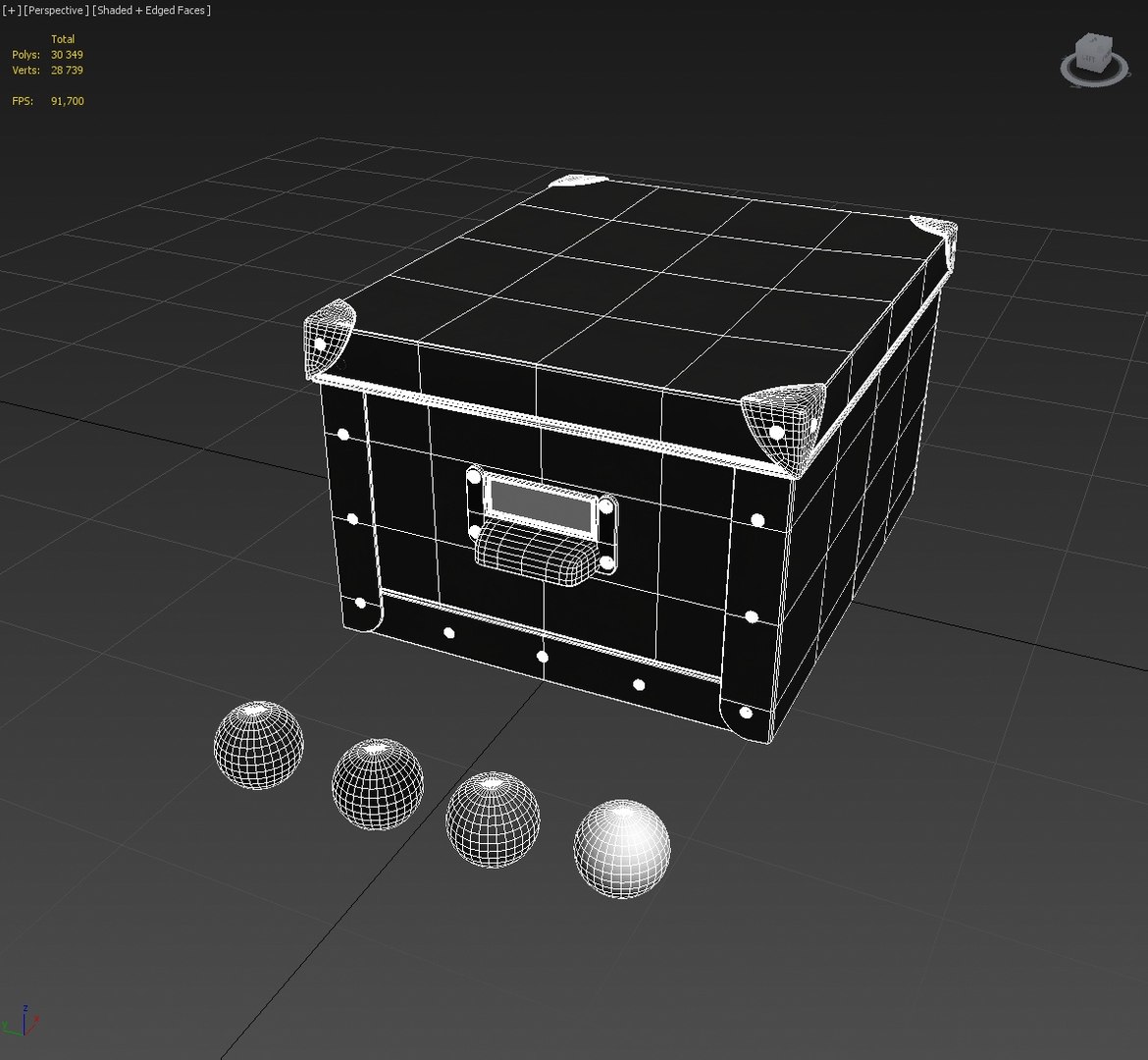 Ikea Fjalla Storage Box 3d Model