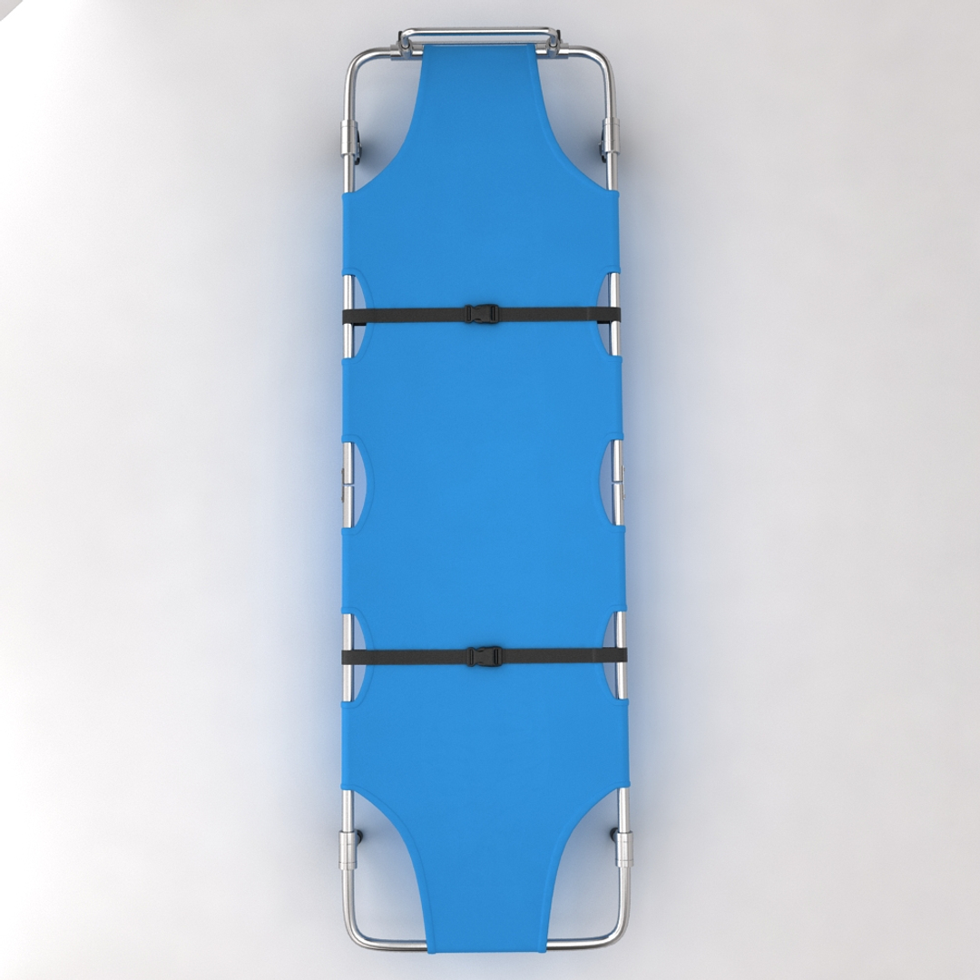 3d hospital stretcher bed equipment