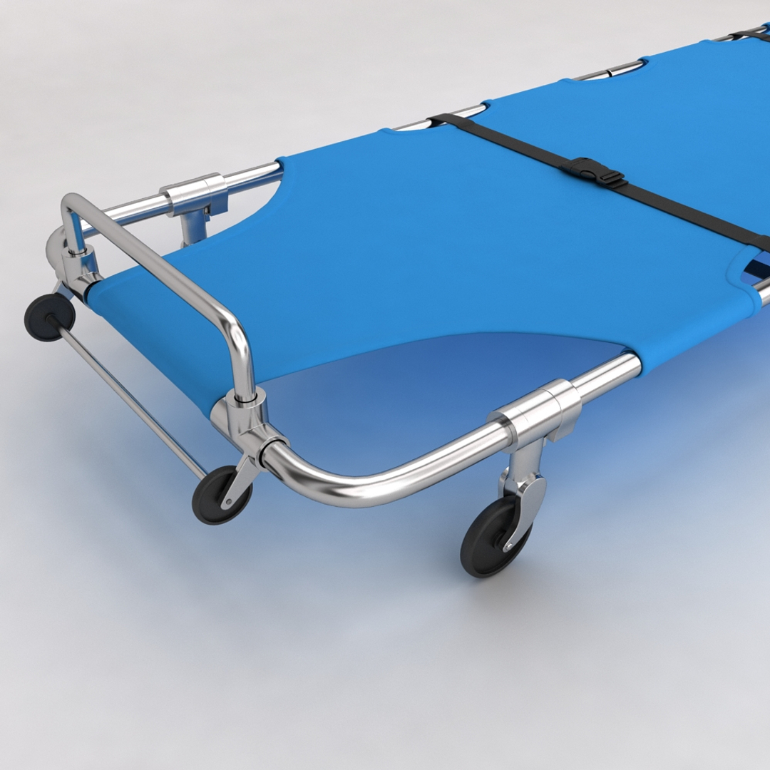 3d hospital stretcher bed equipment