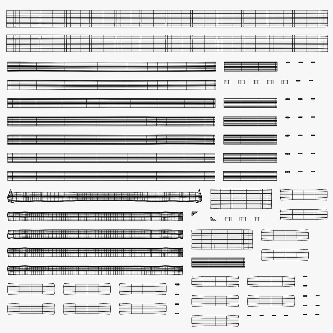 3D Modular Ladder With Cage Model - TurboSquid 2149711