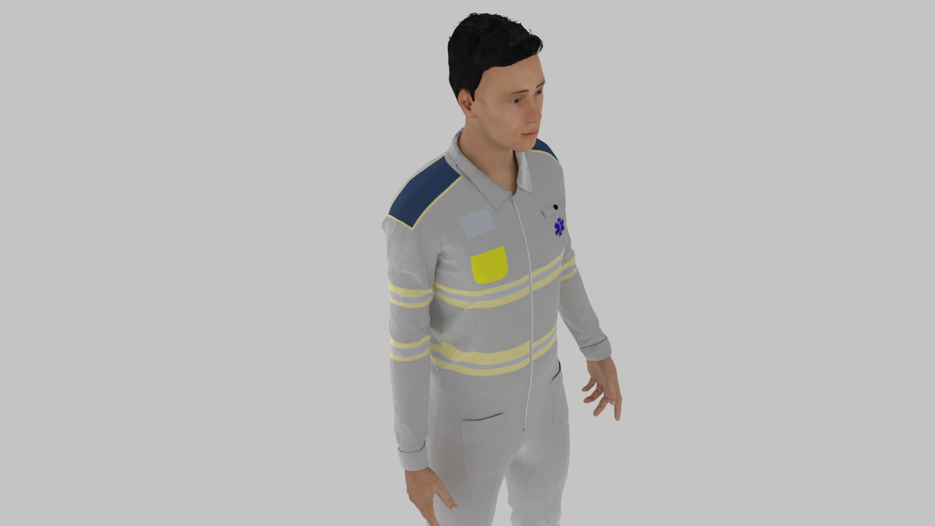 3D Paramedic Worker Model - TurboSquid 1971555