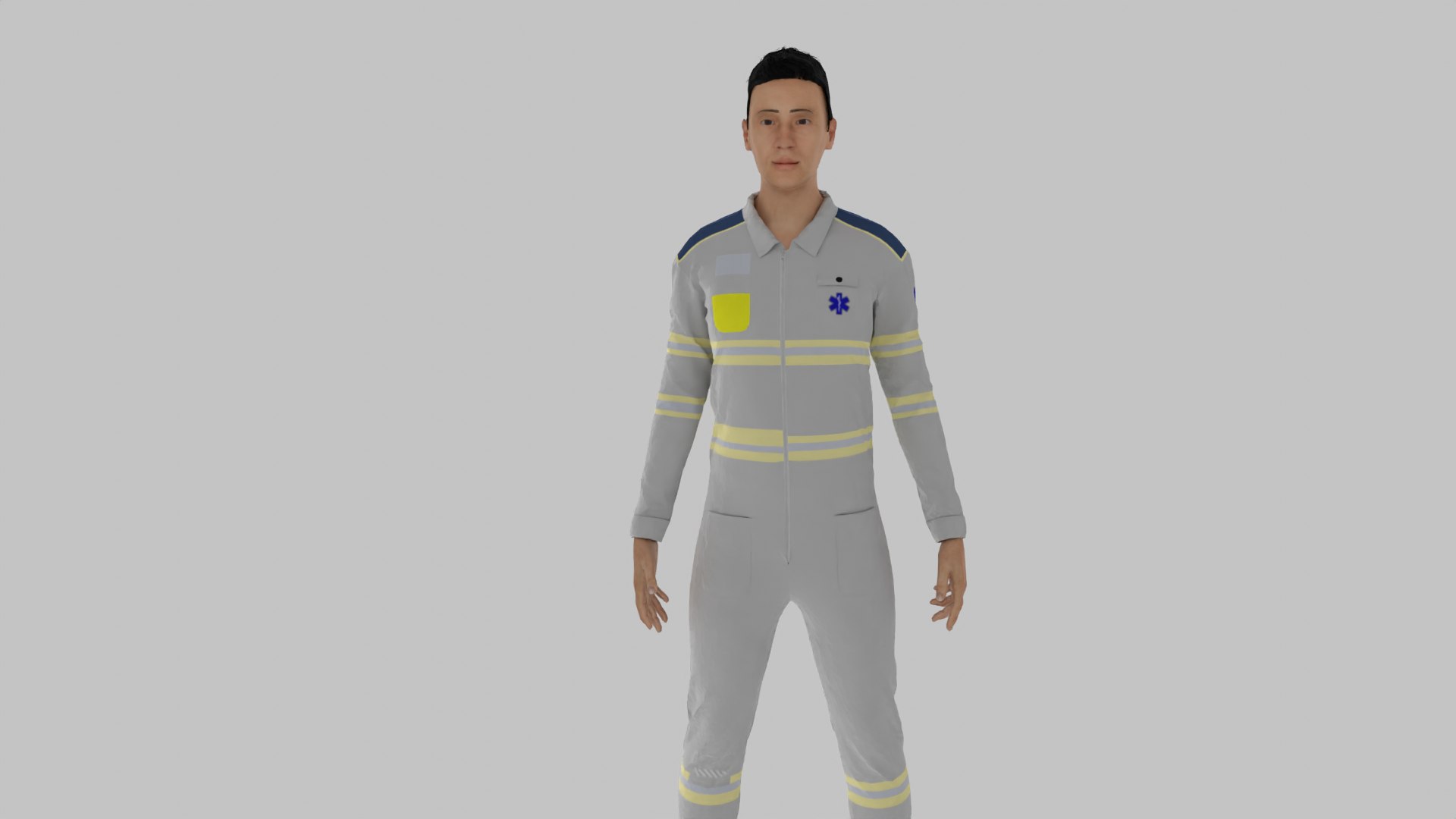 3D Paramedic Worker Model - TurboSquid 1971555