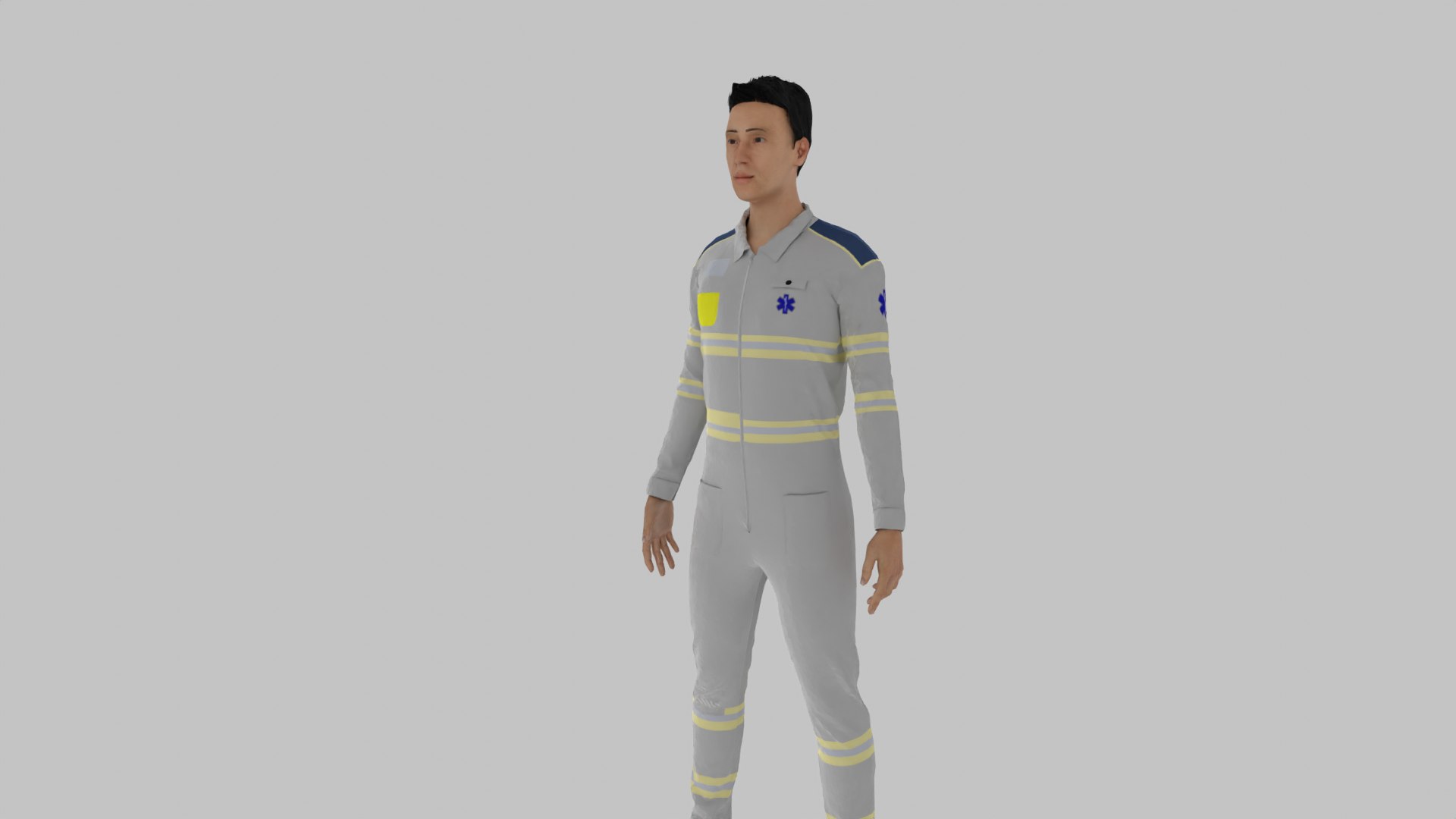 3D Paramedic Worker Model - TurboSquid 1971555