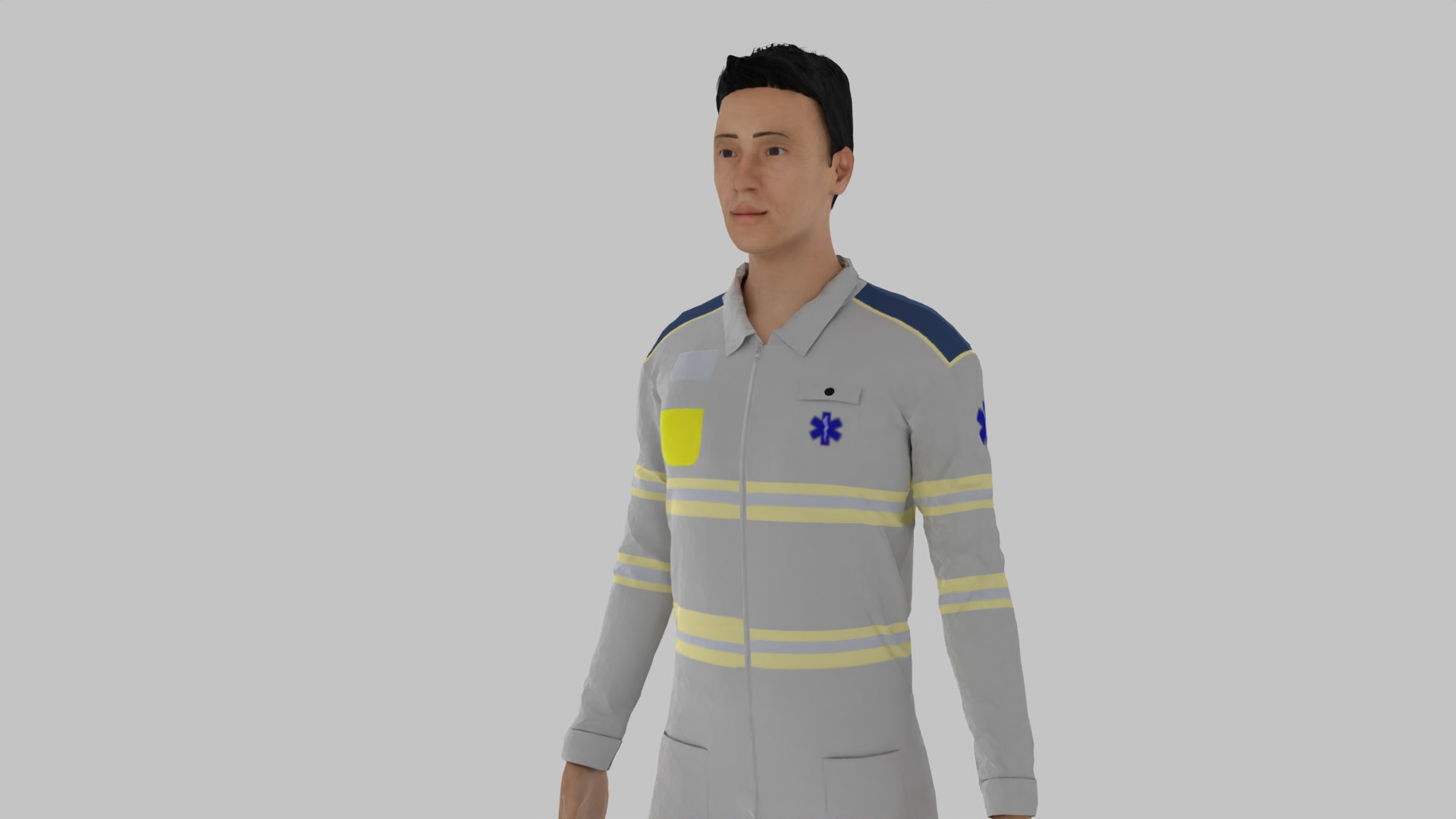 3D Paramedic Worker Model - TurboSquid 1971555