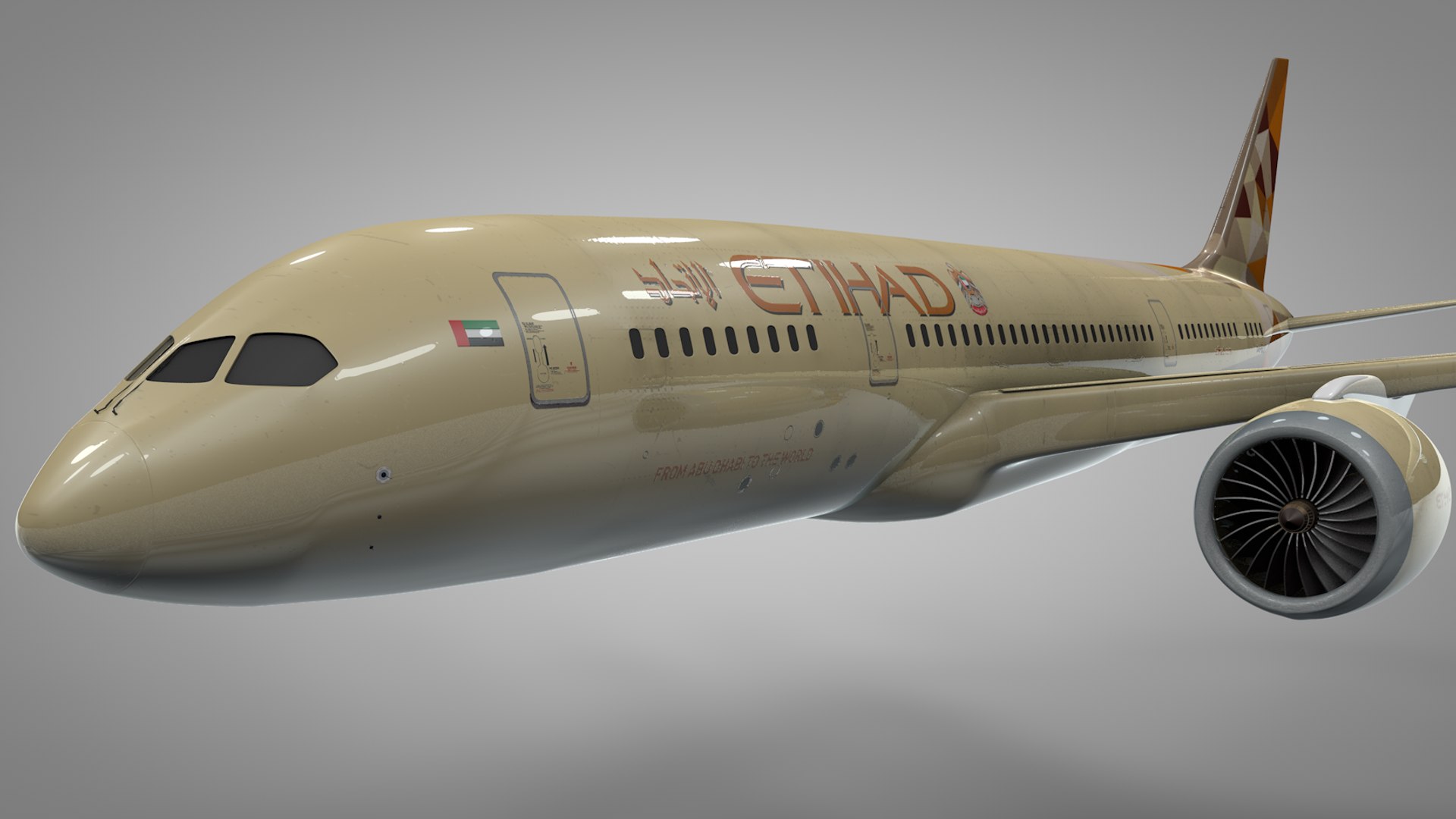 3D Boeing 787 Dreamliner Etihad - TurboSquid 1419699