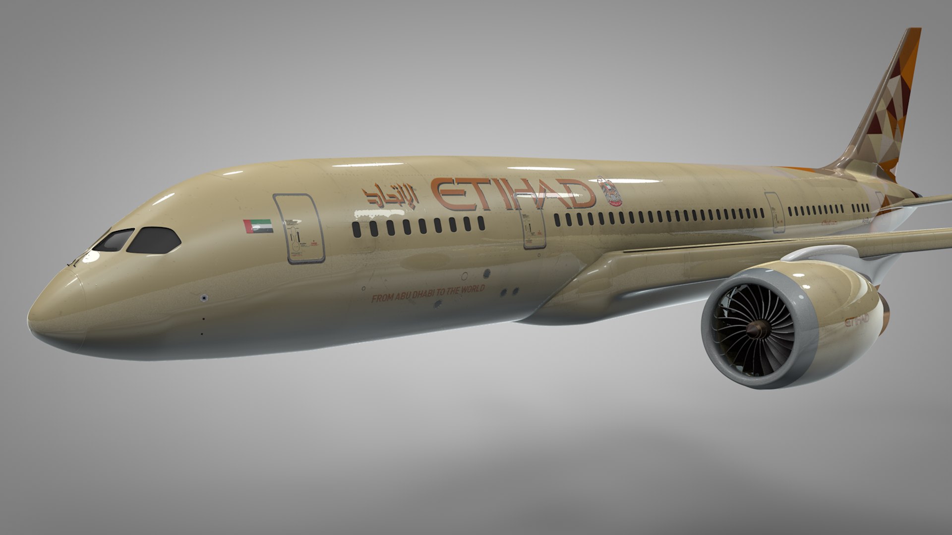 3D Boeing 787 Dreamliner Etihad - TurboSquid 1419699