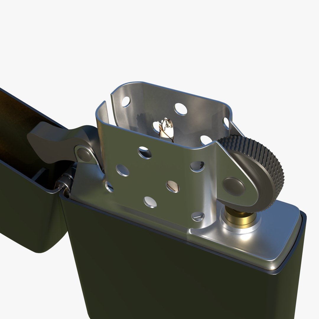 Zippo Lighter 3D Model - TurboSquid 2150057