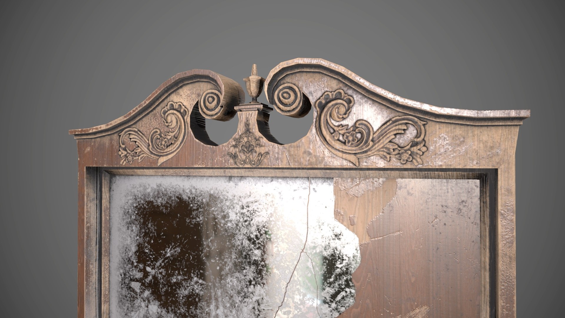 3D Mirror Low-poly Clean - TurboSquid 1179946