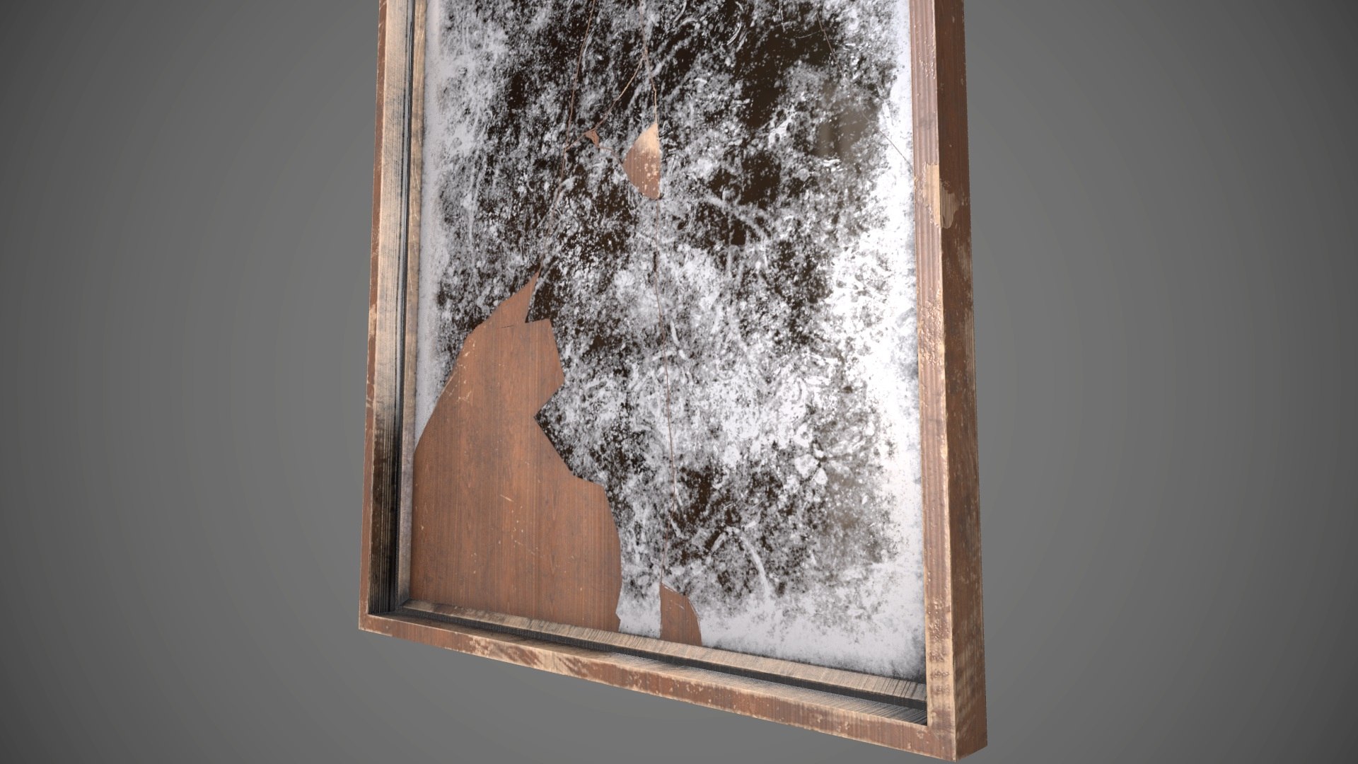 3D Mirror Low-poly Clean - TurboSquid 1179946