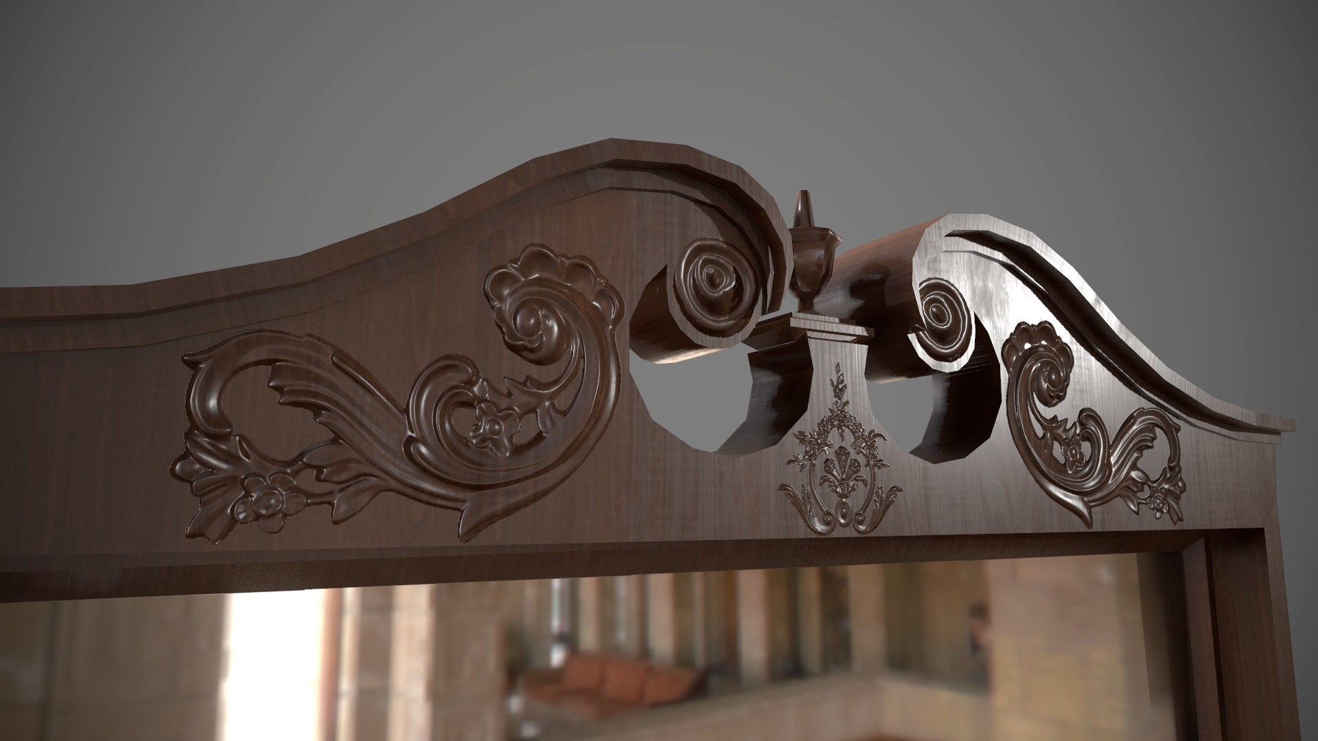 3D Mirror Low-poly Clean - TurboSquid 1179946