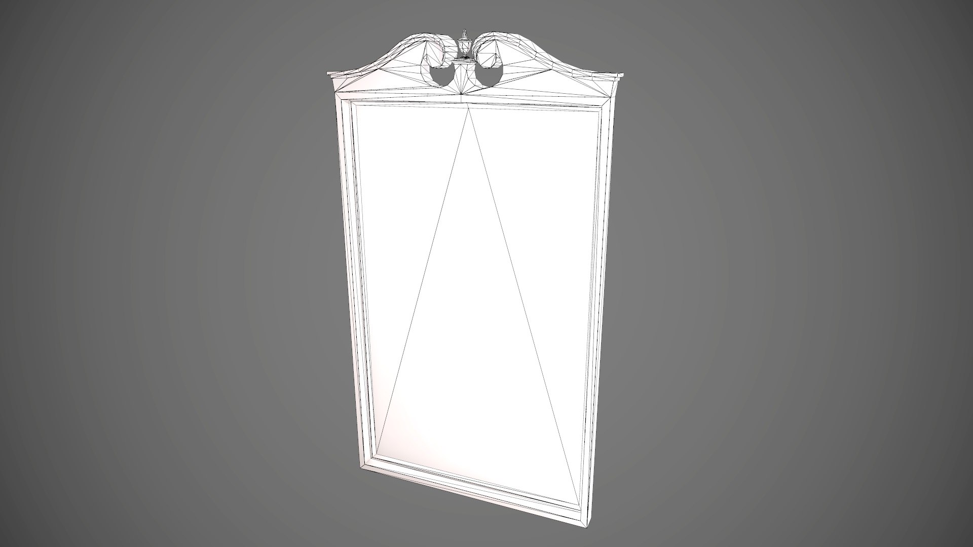 3D Mirror Low-poly Clean - TurboSquid 1179946