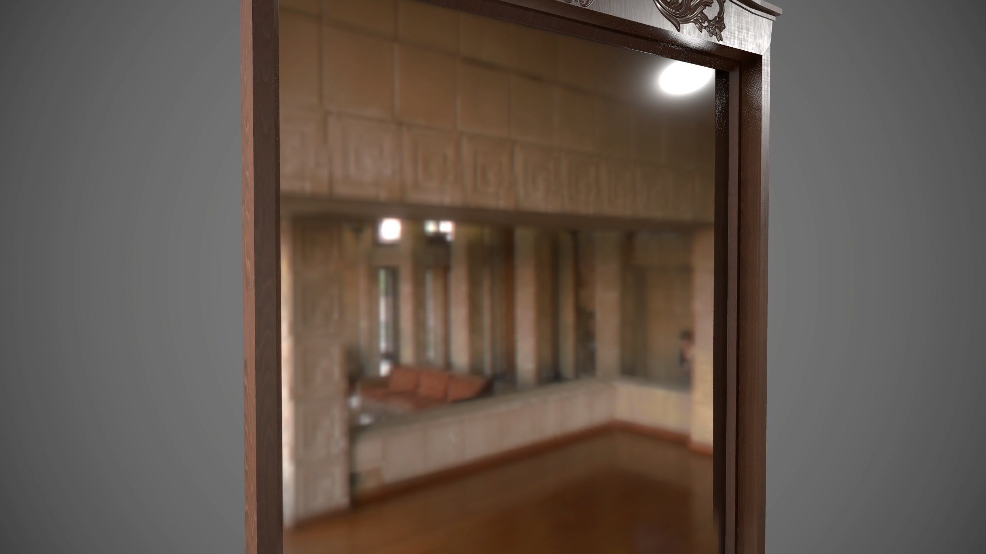 3D Mirror Low-poly Clean - TurboSquid 1179946