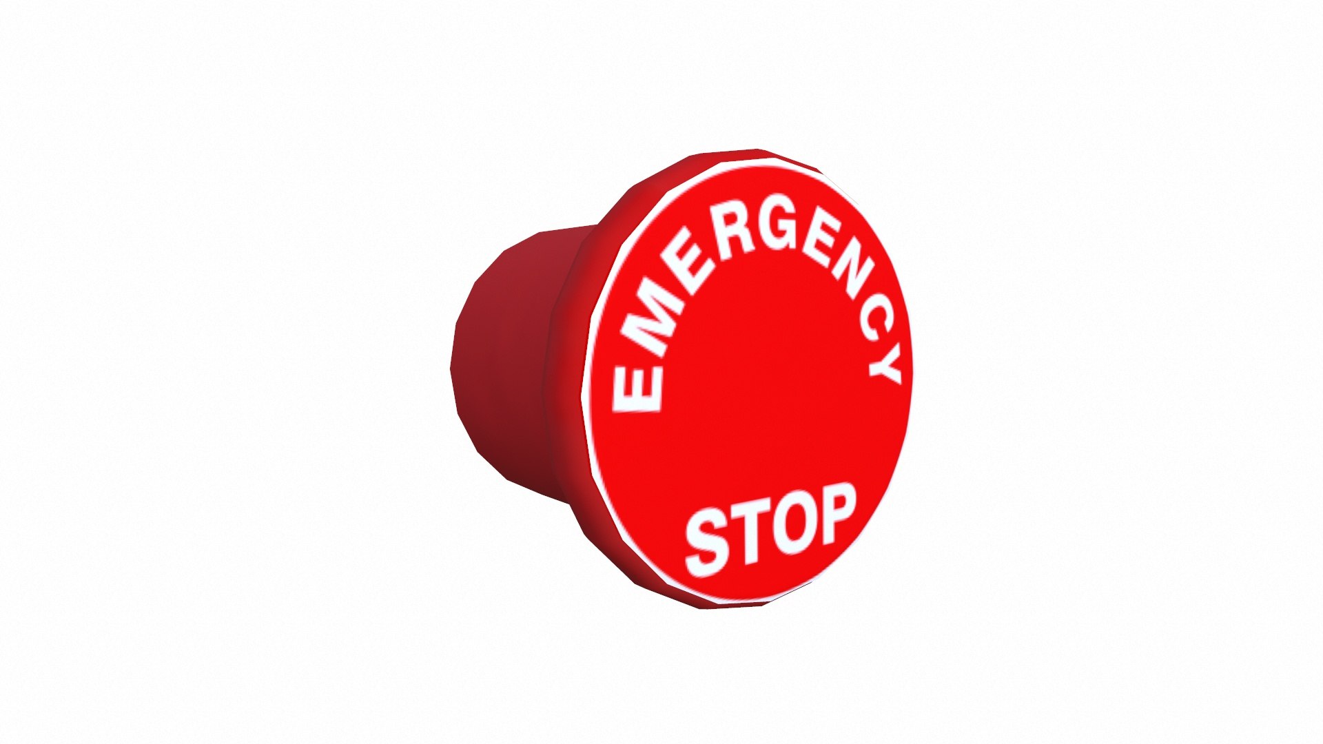 3D Emergency Button - TurboSquid 2318190