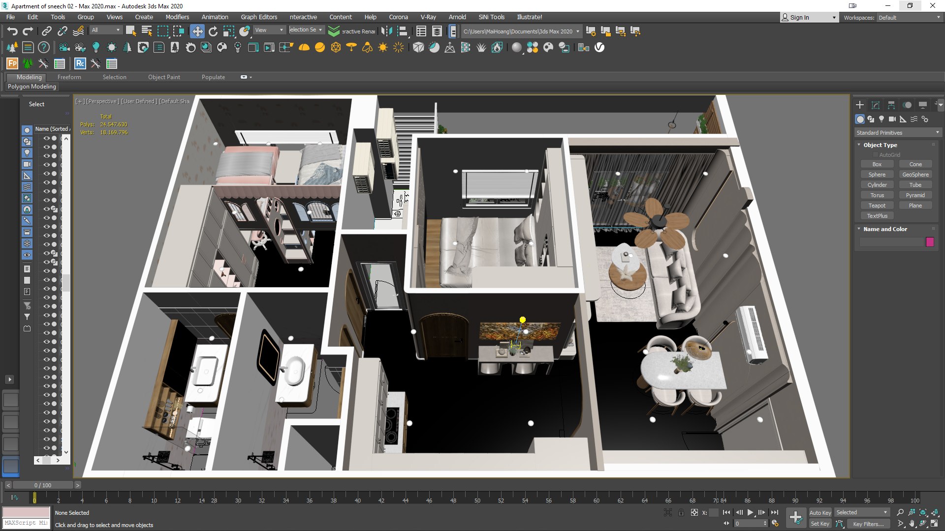 Apartment Sneech 02 - MAX FBX OBJ SKP DAE Simlab 3D Model - TurboSquid ...