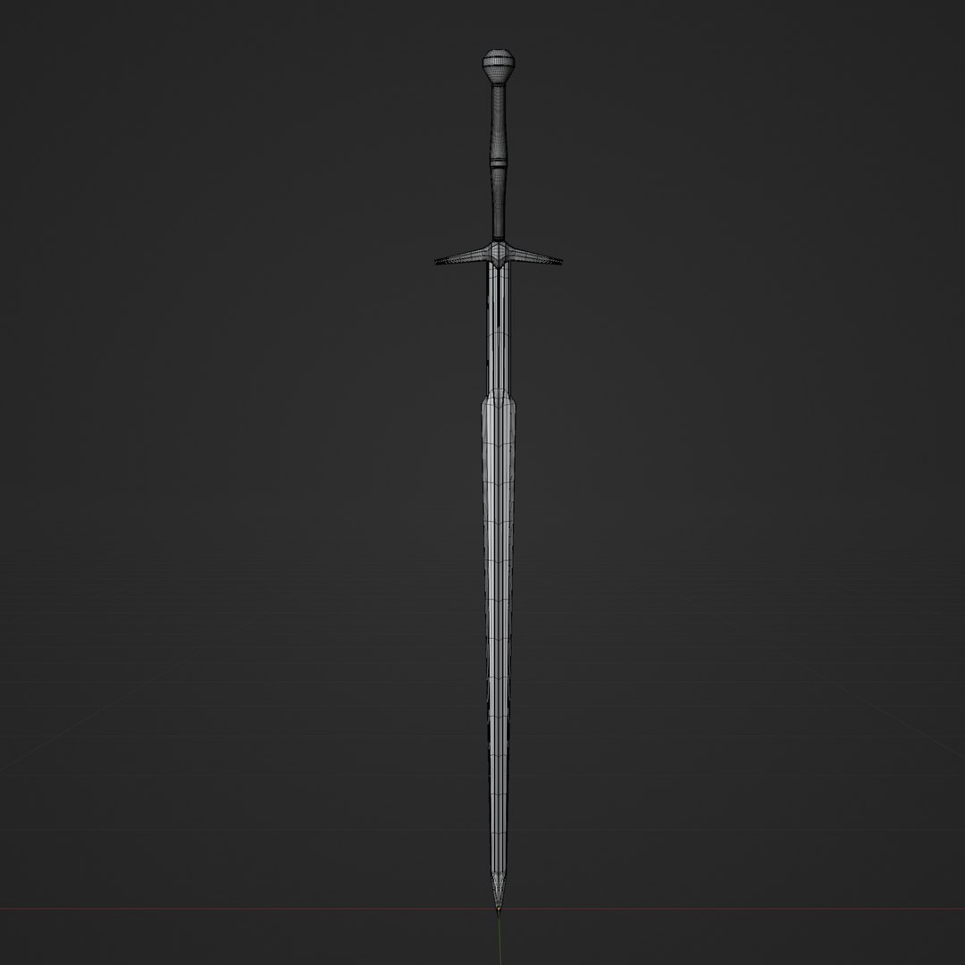 3D LongSword Model - TurboSquid 2220222