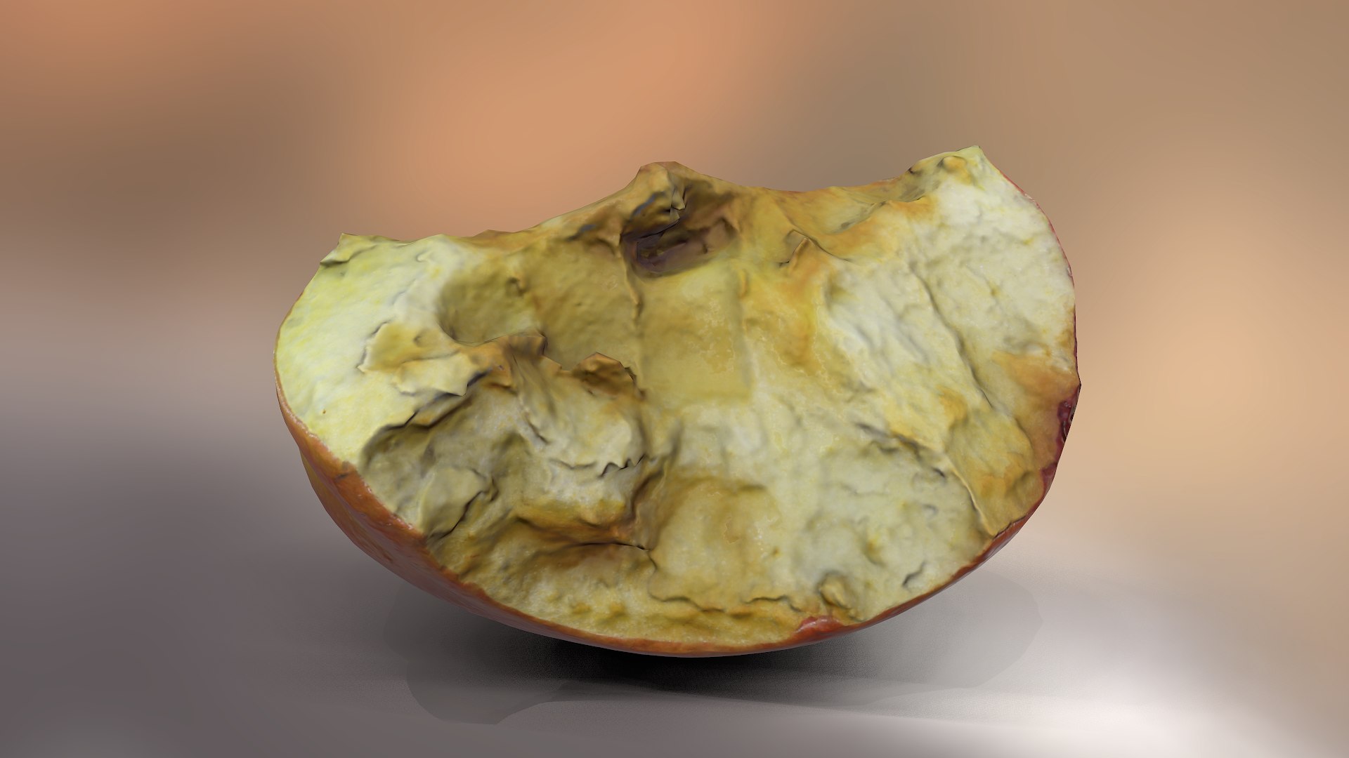3D Bitten Apple model - TurboSquid 1808657