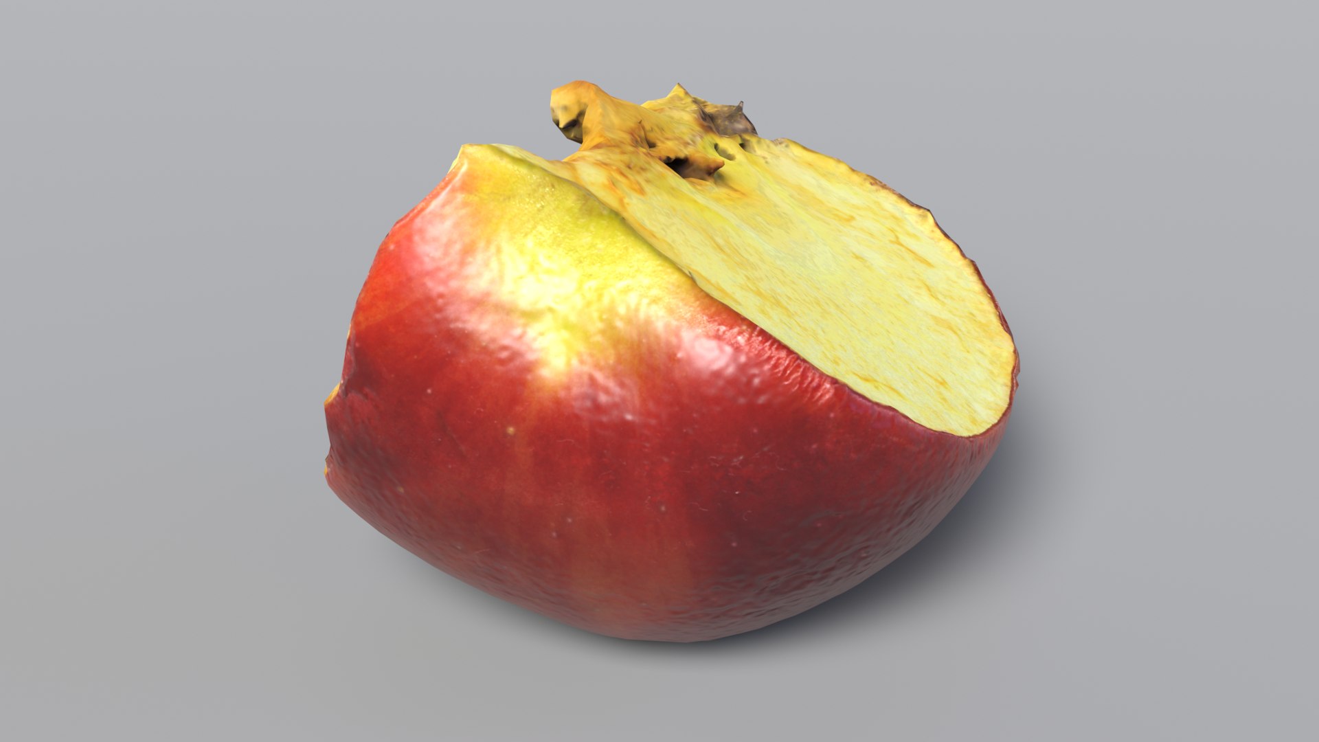3D Bitten Apple model - TurboSquid 1808657