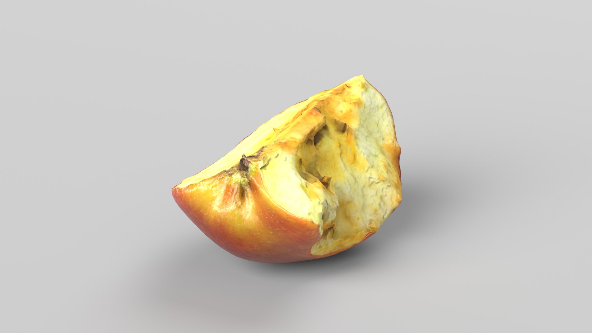 3D Bitten Apple model - TurboSquid 1808657