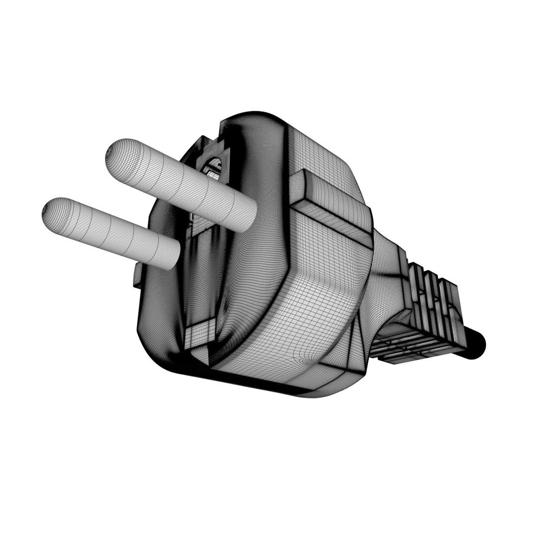 Electrical plug 3D model - TurboSquid 1365758