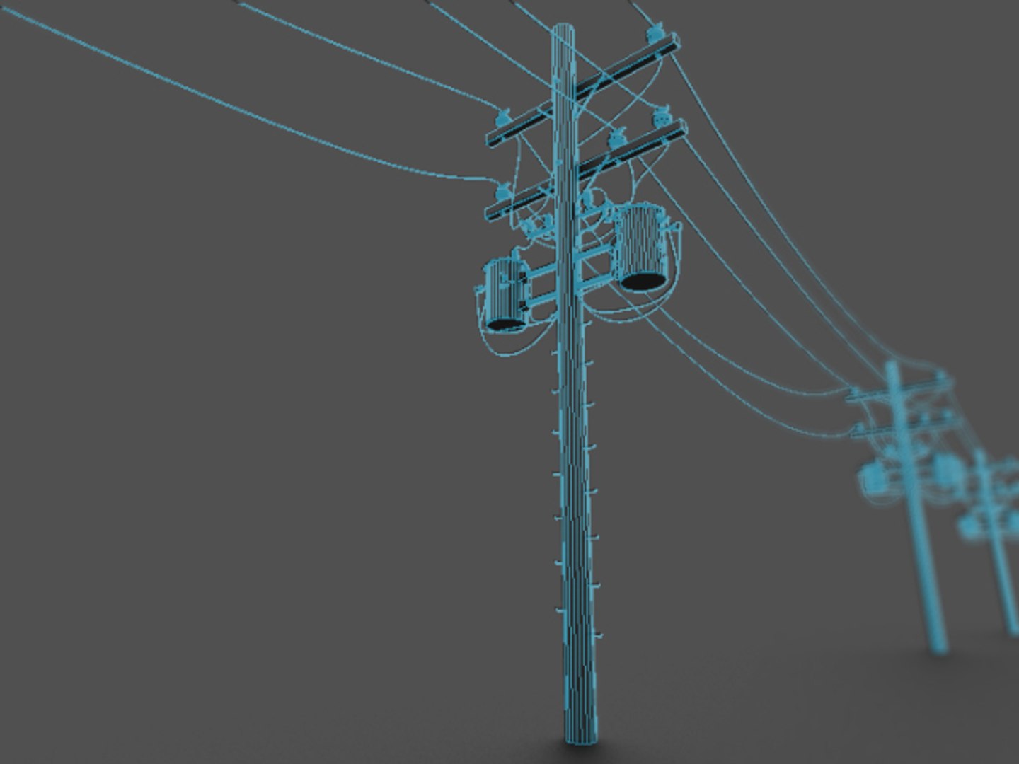 Telephone Pole 3d Max