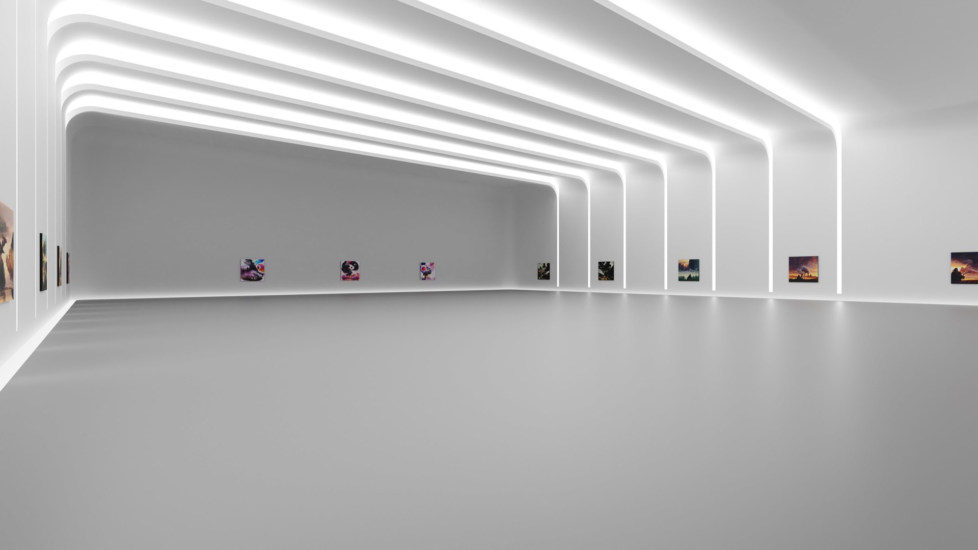 Art Museum Gallery Interior 27 Model - TurboSquid 1871686