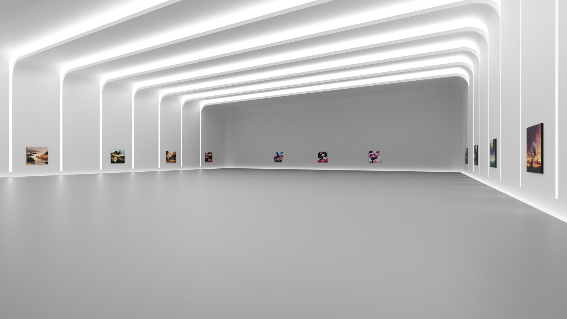 Art Museum Gallery Interior 27 Model - TurboSquid 1871686