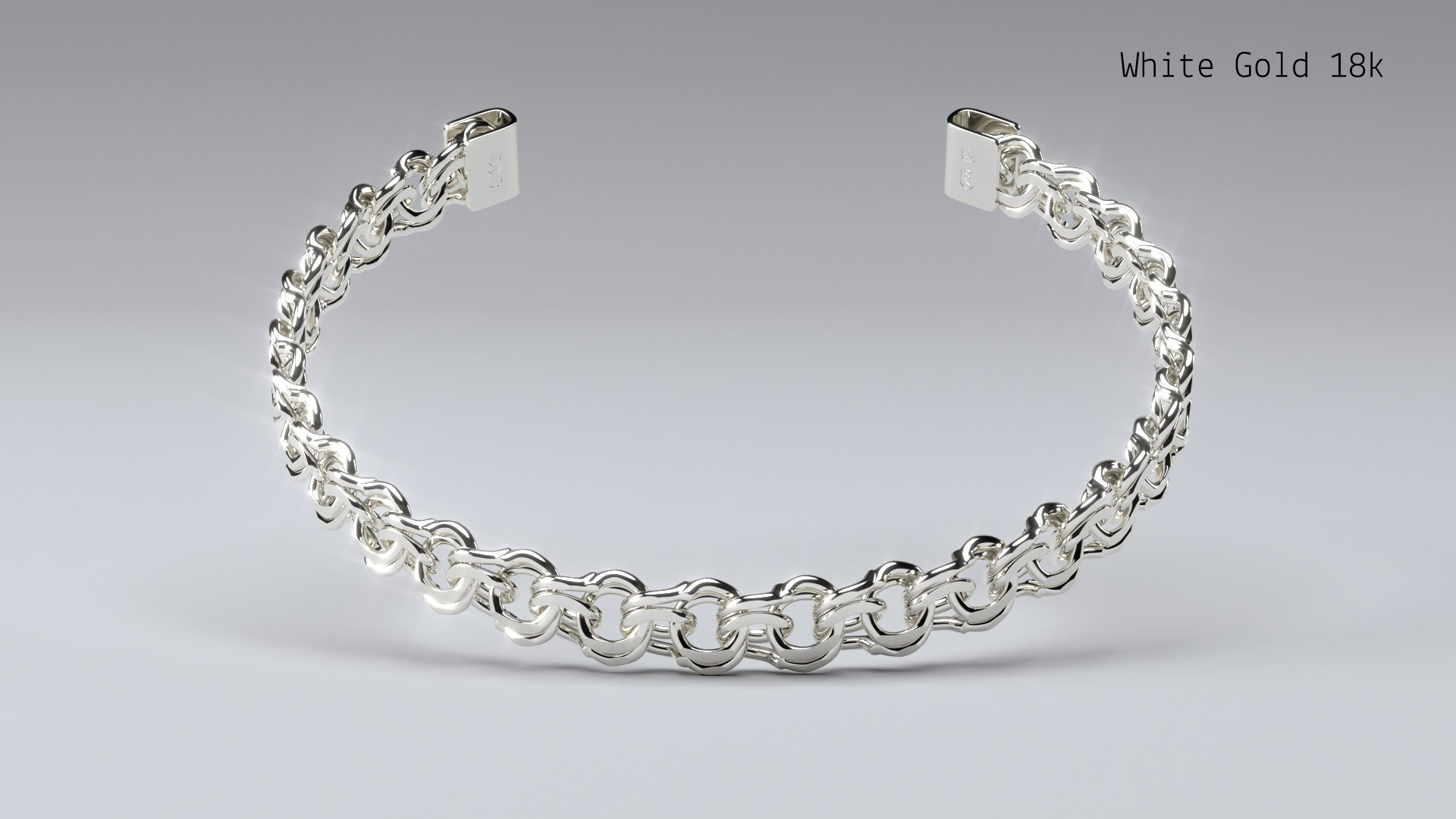 Chain Bracelet BR008 3D Model - TurboSquid 1728853