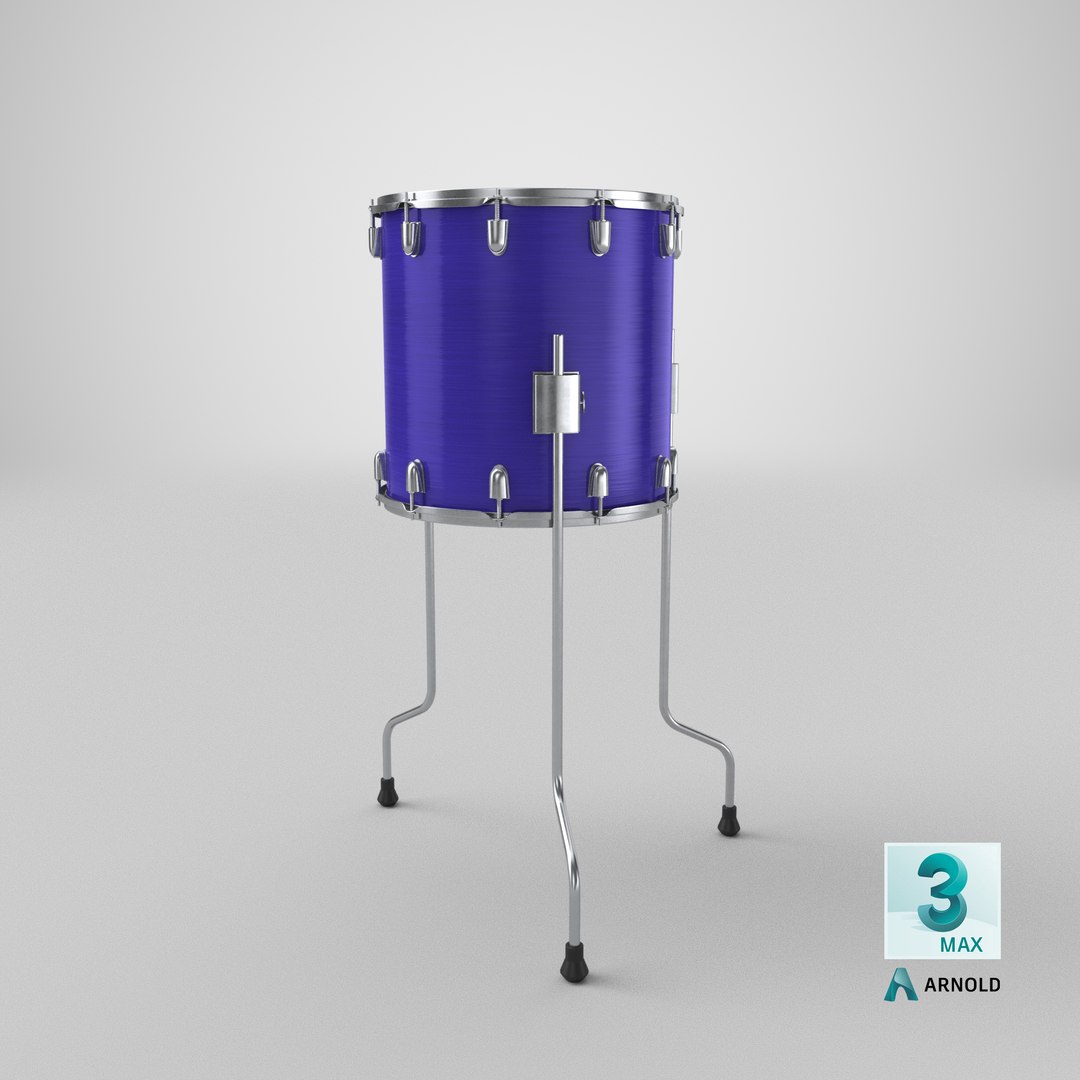 Floor Tom Drum 3D Model - TurboSquid 1804548