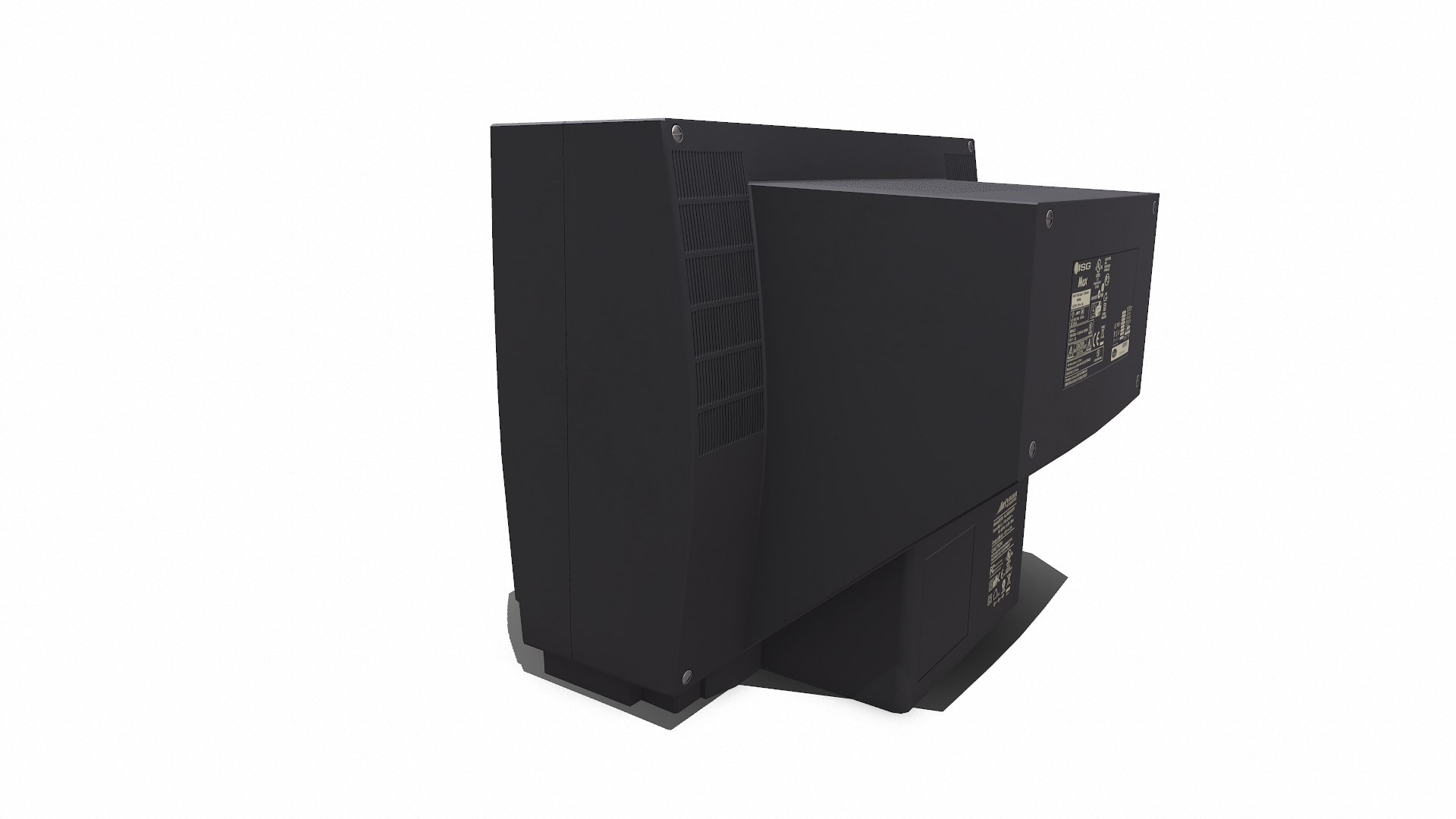 Old Retro Vintage CRT TV Low-poly PBR 3D Model - TurboSquid 2280175