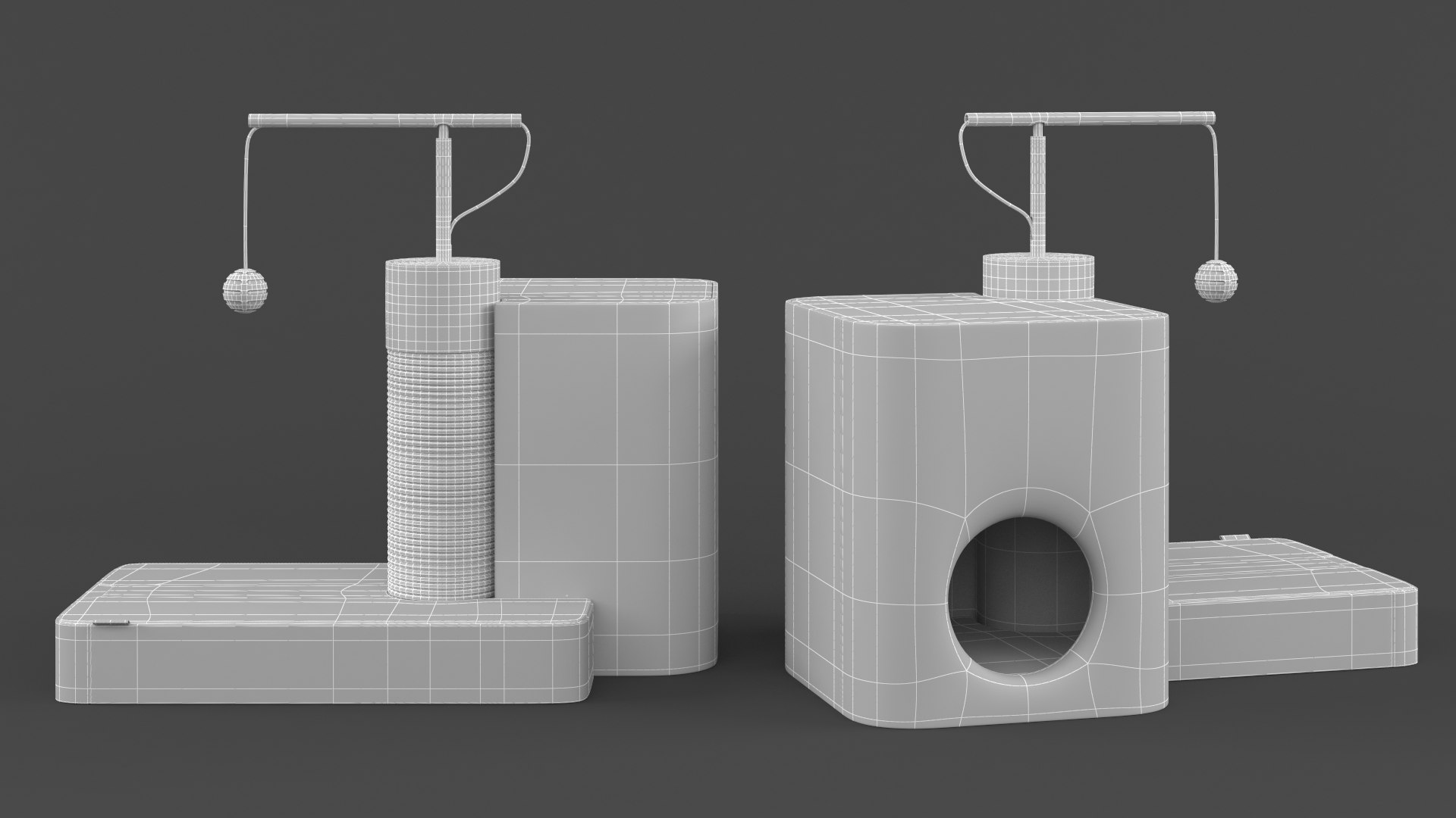 Cat House 3D Model - TurboSquid 2005481